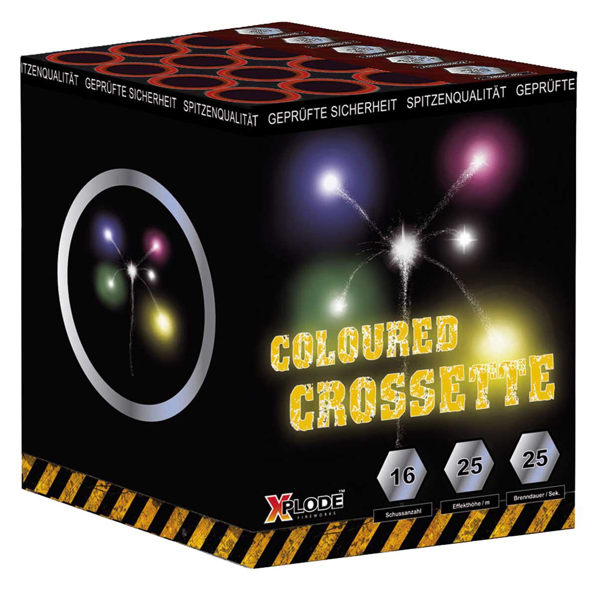 Xplode - Coloured Crossette, 9,00