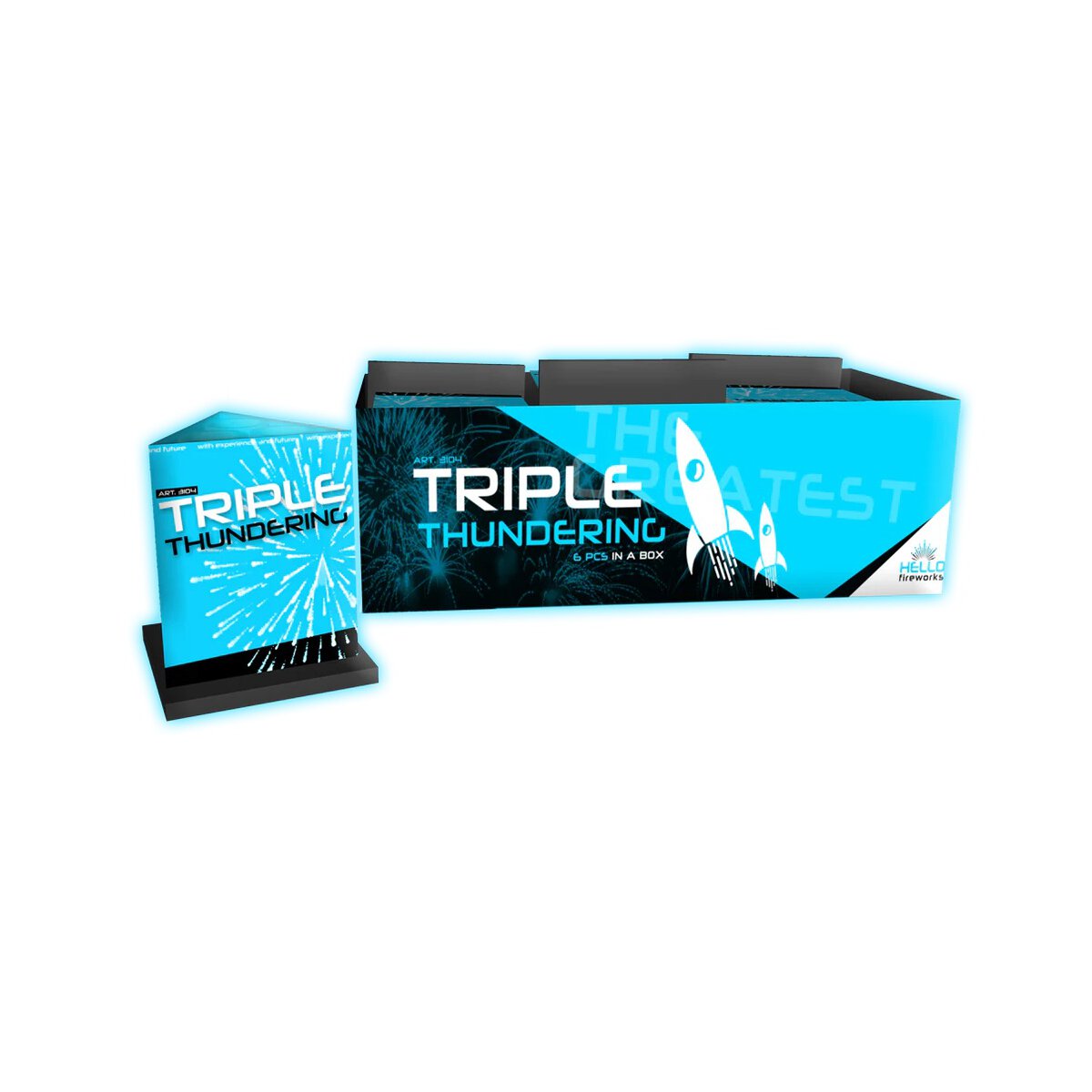 Hello Fireworks - Triple Thunderking, 14,00